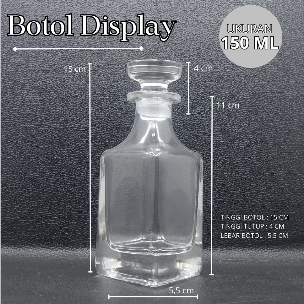 Jual Botol display 150ml polos | Shopee Indonesia