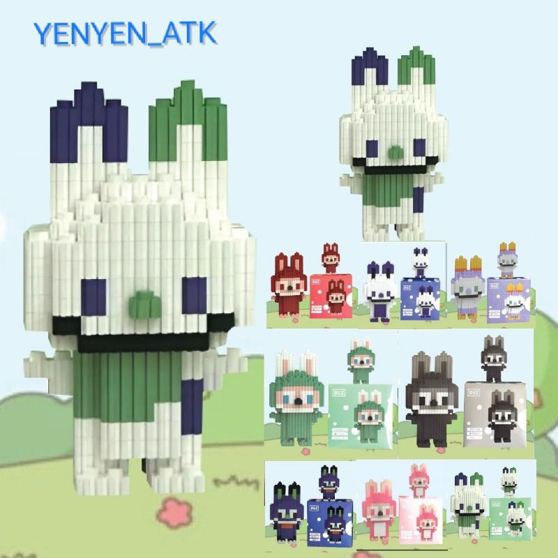 Jual YENYEN_ATK(JUMBO) Block Brick Labubu DIY Mainan Blok Susun Nano ...