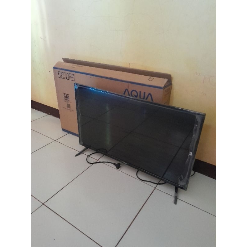 Jual Tv Led Aqua 32inc Digital second pengiriman Cargo | Shopee Indonesia