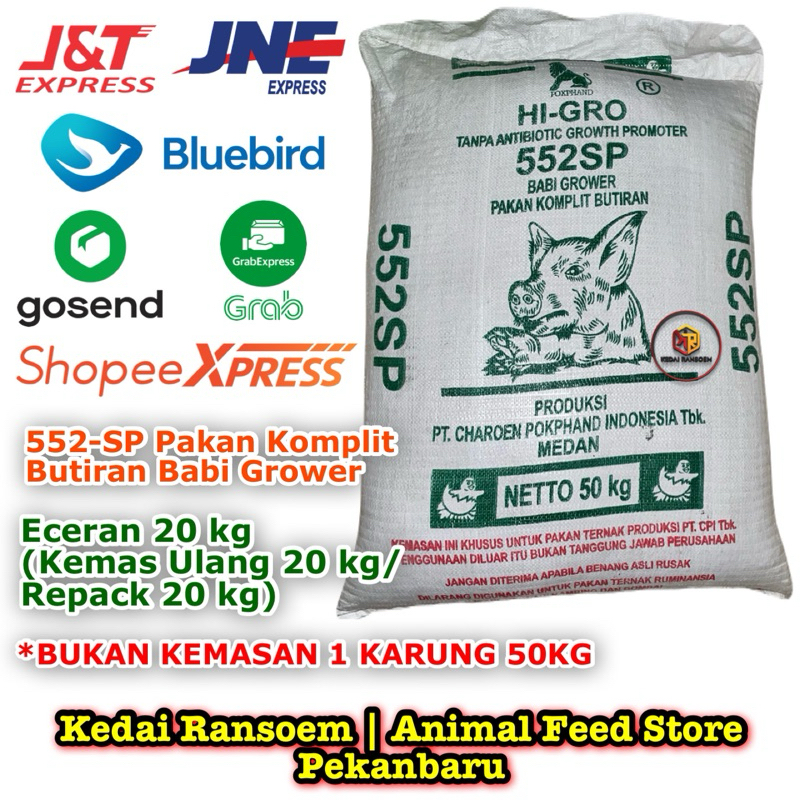 Jual 552SP - Eceran 20 kg - Pakan Babi (Bisa untuk Kelinci, Kuda, Ayam Jago) | Pur B | Shopee ...