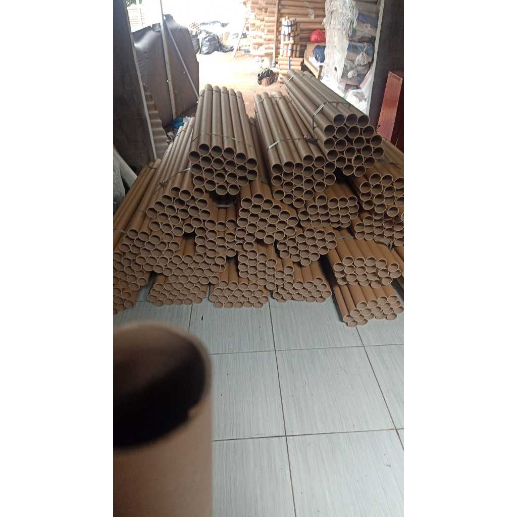 Jual Paper Tube Selongsong -+100cm untuk Kertas Foto Poster Stiker / Kardus Paper Core Sticker ...