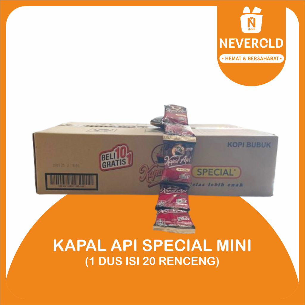 Jual KAPAL API SPECIAL MINI 1 DUS ISI 20R | Shopee Indonesia