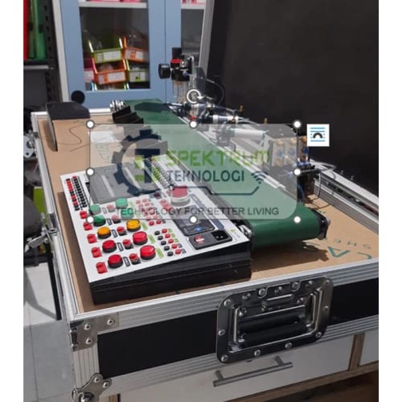 Jual Trainer PLC Trainer Conveyor sortir Sensor bisa Custom | Shopee ...