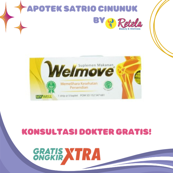 Jual Welmove 1 Strip 5 Tablet | Shopee Indonesia