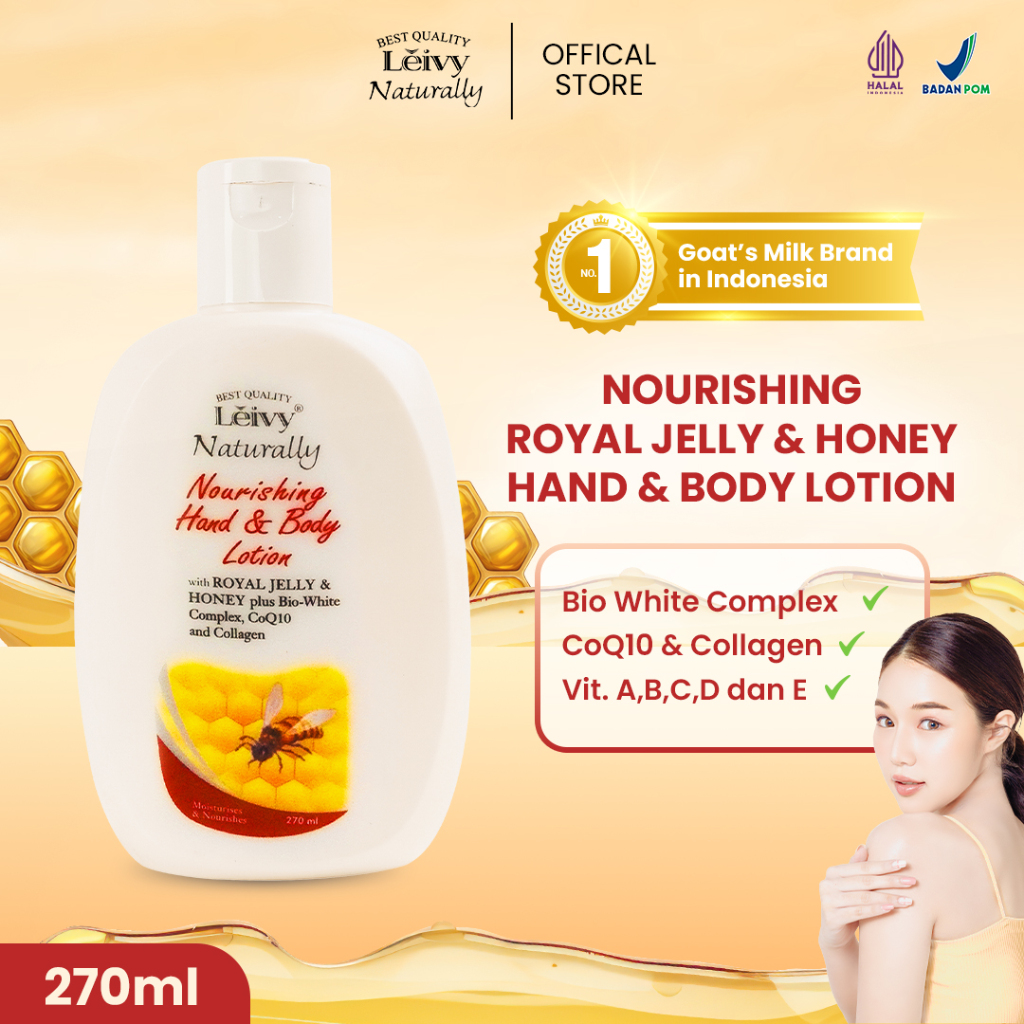 Jual Leivy Body lotion Hand Body Cream Whitening Moisturising ...