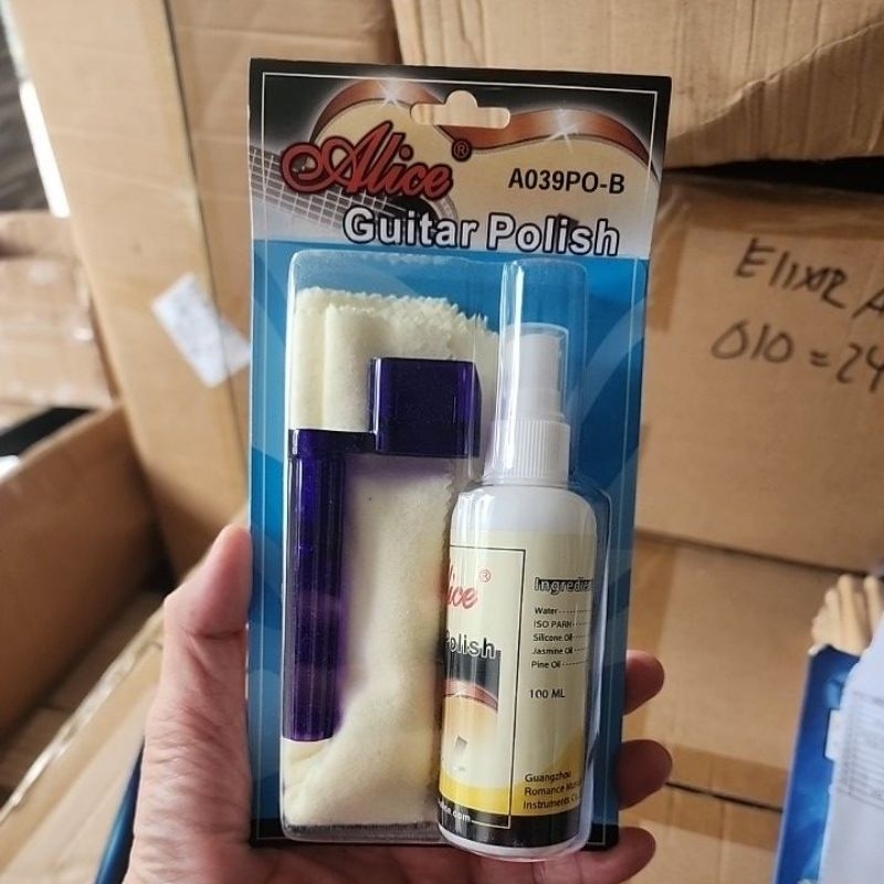 Jual 1set Pembersih Gitar Alice isi 100ml/Guitar Polish Alice | Shopee ...