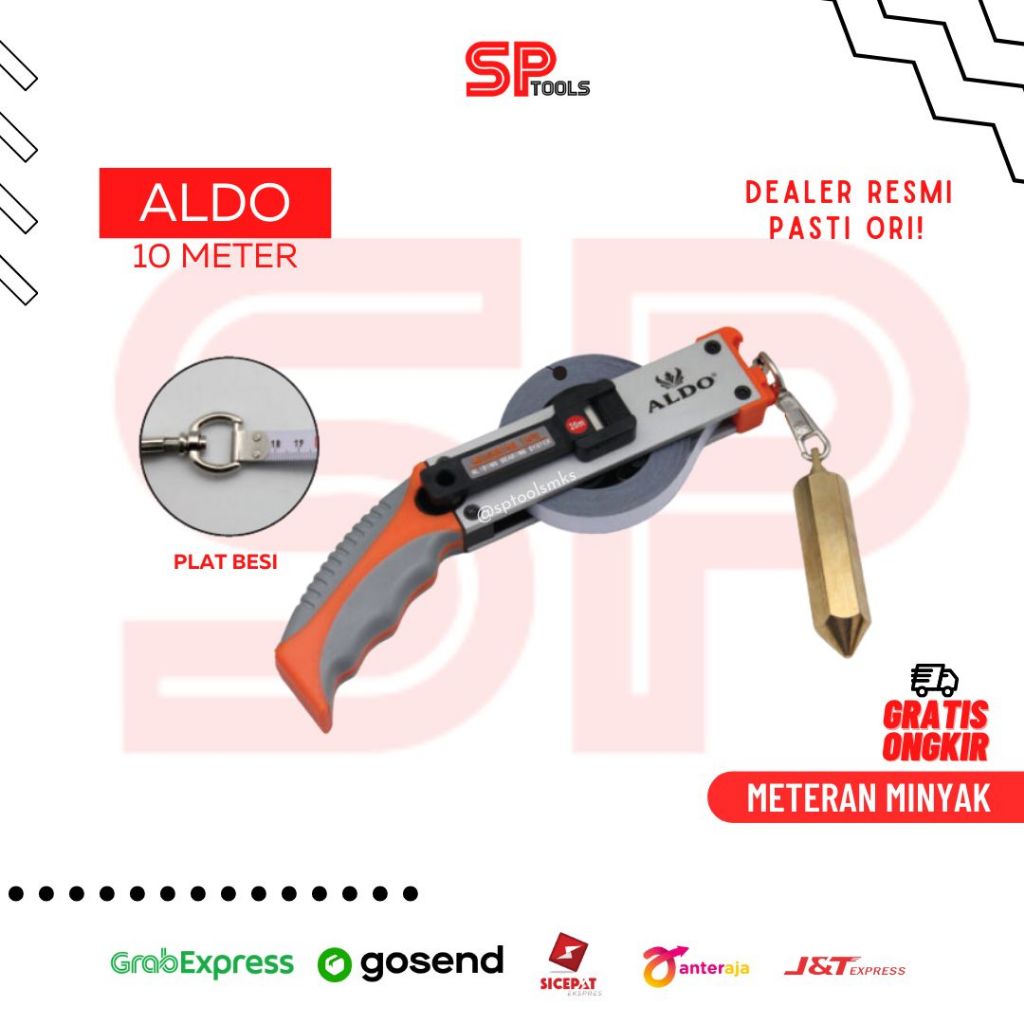Jual METERAN MINYAK / ALAT UKUR KEDALAMAN MINYAK SOUNDING TAPE + LADUNG ...