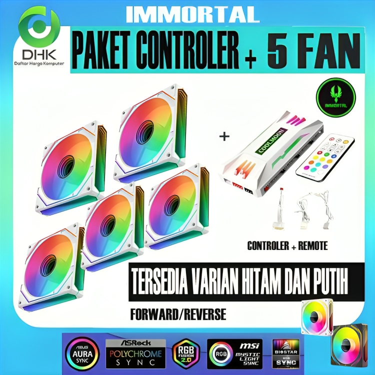 Jual PAKET CONTROLER HUB 5 IN 1 FAN IMMORTAL PRISM 6 PRO ARGB | Shopee ...