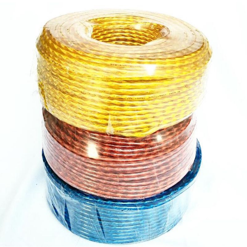 Jual Kabel Mic Stereo Transparan Longway 1 Roll 80meter/Kabel ...