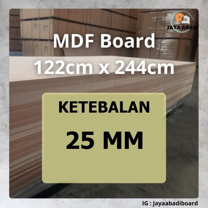 Jual 25mm MDF Board Medium Density Fibreboard Kayu Lapis Olahan ...