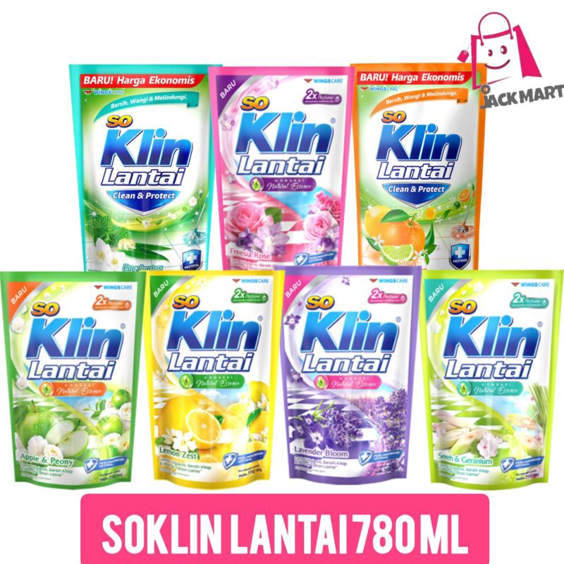 Jual SOKLIN LANTAI 770 ML PEMBERSIH LANTAI 770 ML | Shopee Indonesia