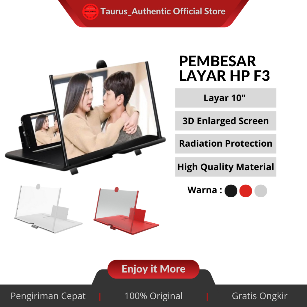 Jual Pembesar Layar Hp 3D F3 Kaca Pembesar Layar Enlarge Screen Cocok ...