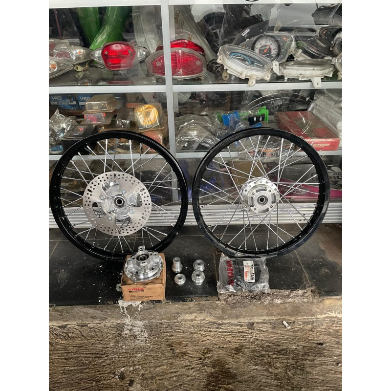 Jual Velg size 160 rata pnp Crf tromol mx set tanpa ban | Shopee Indonesia