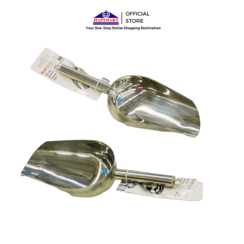 Jual Sendok Sekop Es Batu Stainless Steel/Sekop Biji Bijian Stainless ...