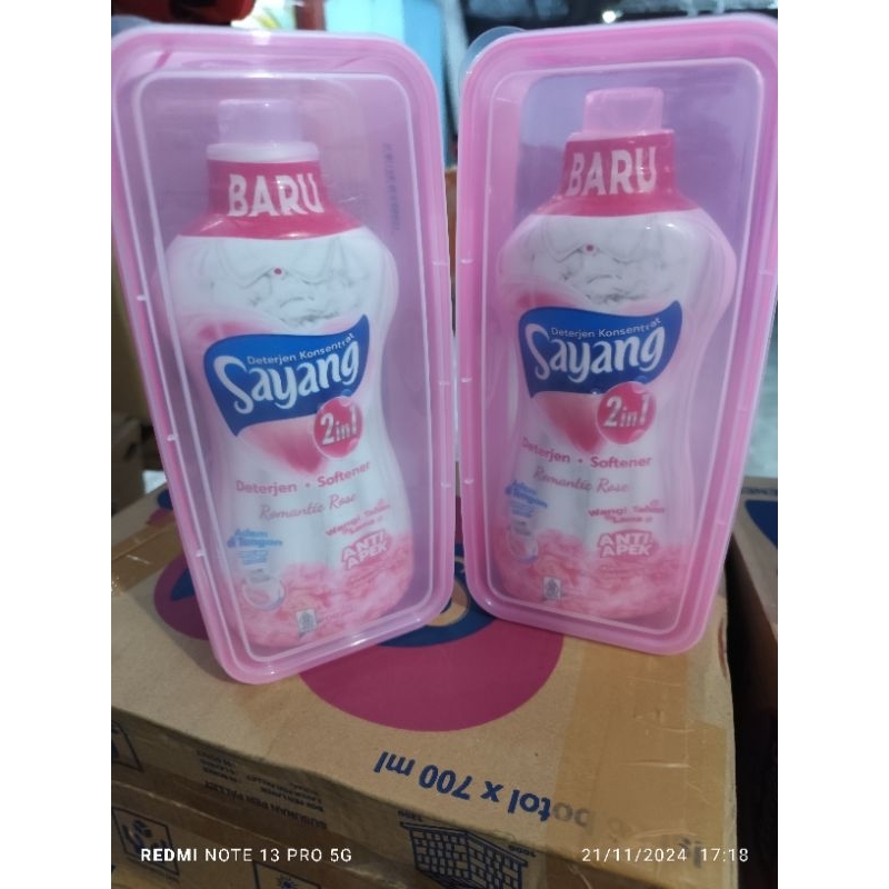 Jual Sayang detergen cair kemasan botol 700ml +box | Shopee Indonesia