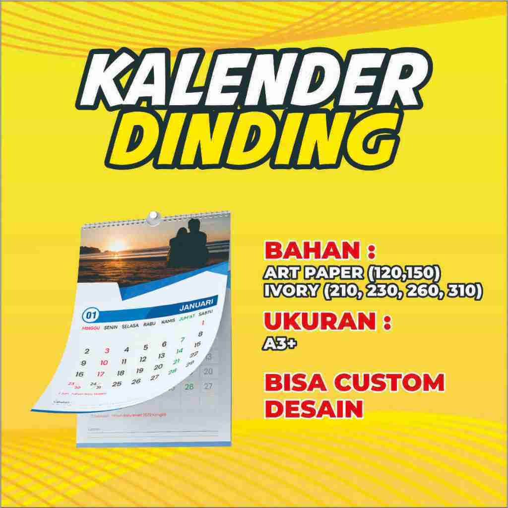 Jual KALENDER DINDING/KALENDER DINDING CUSTOM | Shopee Indonesia