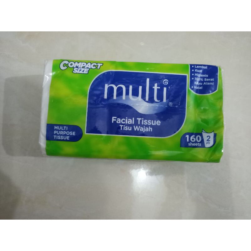 Jual Tissue Multi Facial Soft Pack 160 Sheet 2 Ply | Shopee Indonesia