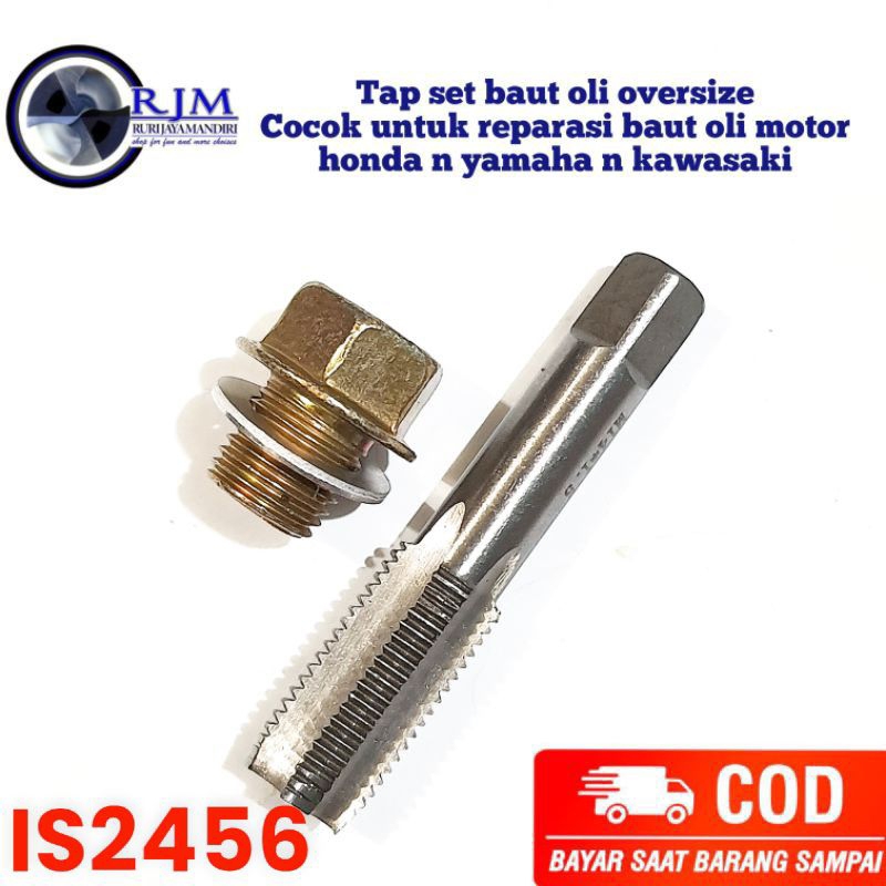Jual Paket tap baut oli oversize motor Set baut 19 kunci 17 set ring ...