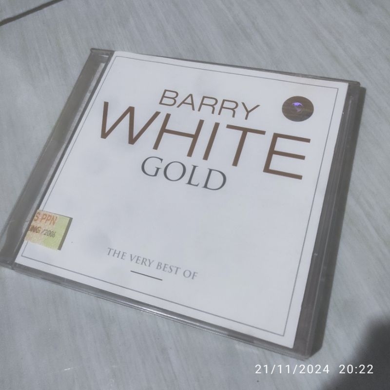 Jual CD Lagu BARRY WHITE GOLD the very best isi 2 disk | Shopee Indonesia
