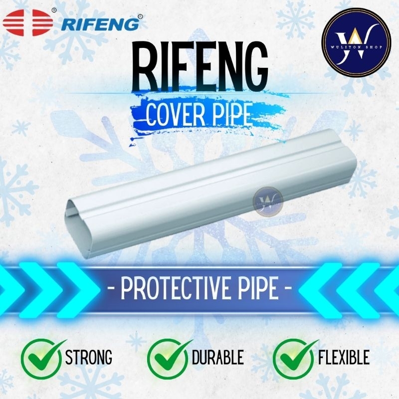 Jual Cover Pipa AC / Protective Pipe Rifeng Uk. 1 Meter Putih | Shopee ...