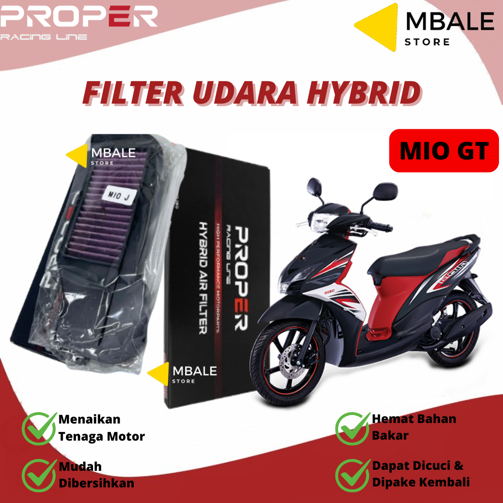 Jual Filter Udara Proper Mio GT Original Hybrid Air Filter Proper ...