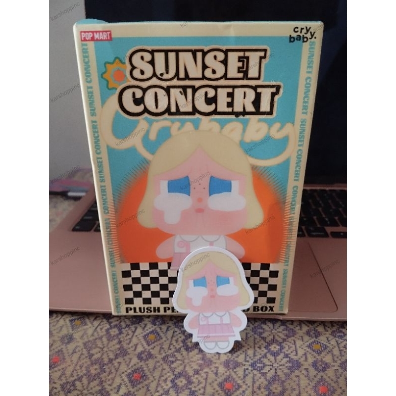 Jual READY CRY BABY SUNSET CONCERT PINK WHITE / CRY BABY X PPG FIGUR ...