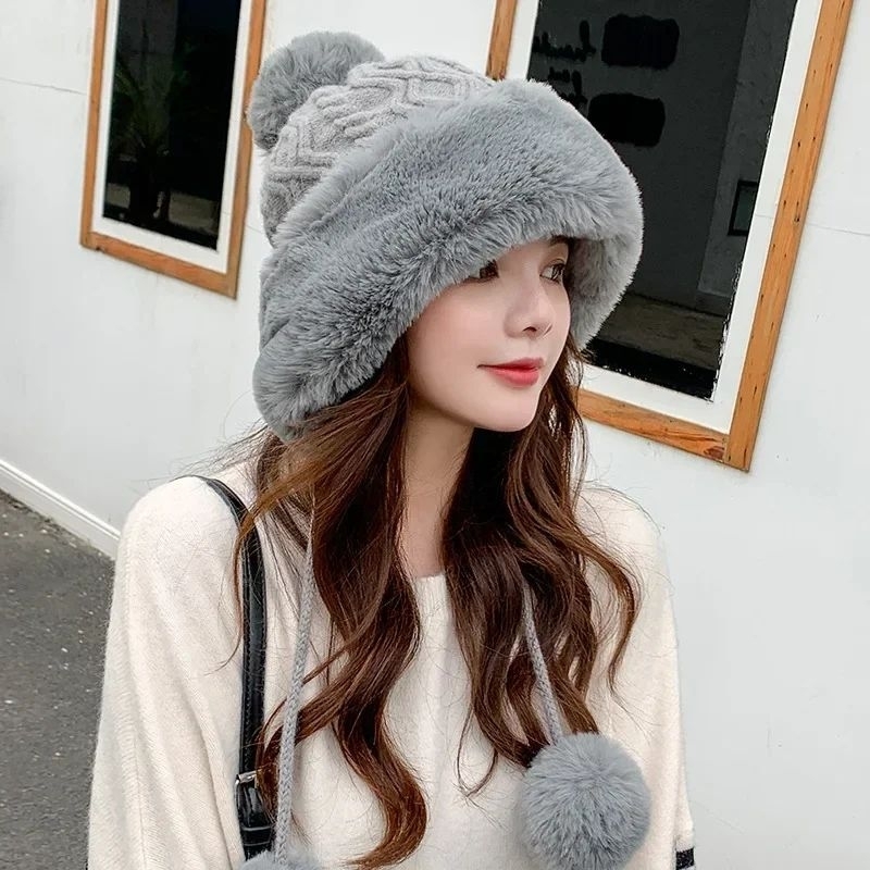 Jual Topi Kupluk Musim Dingin Winter Wanita Topi Winter Topi Beanie ...