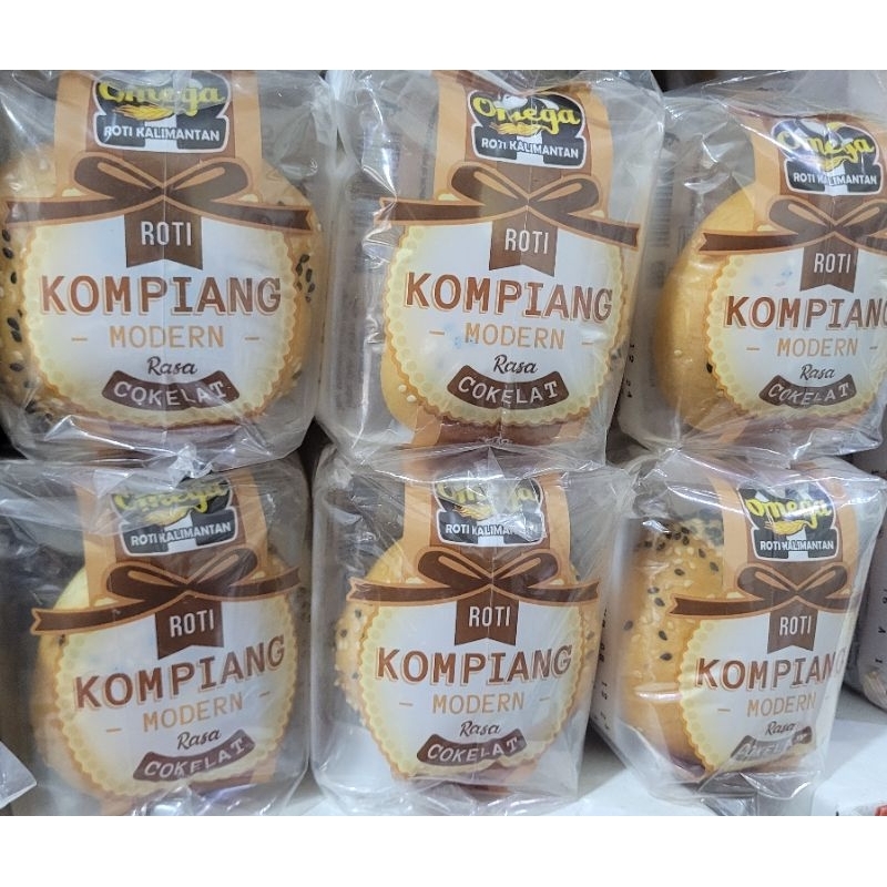 Jual Roti Kompiang Modern Omega Rasa Coklat Isi 5 | Shopee Indonesia