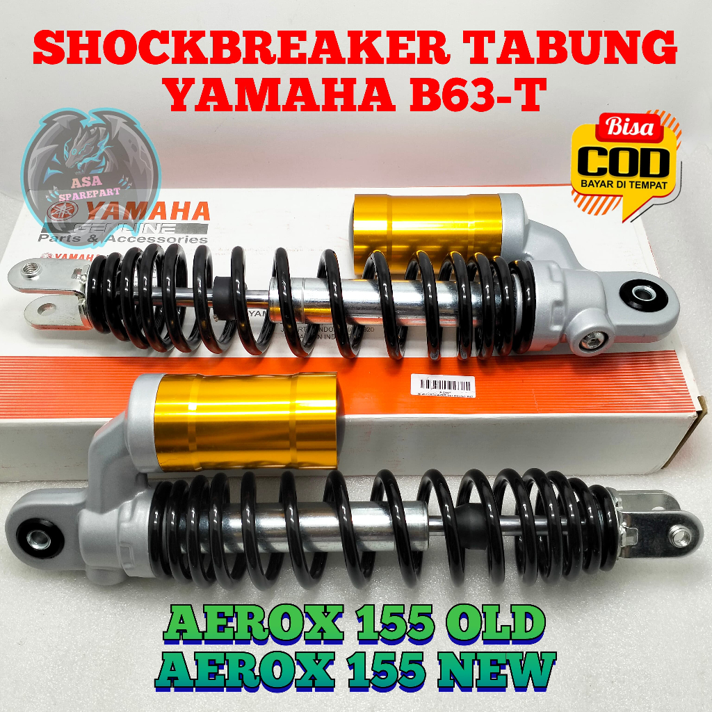 Jual Shock Belakang Tabung B63 asli original Motor yamaha AEROX 155 OLD Lama , AEROX 155 NEW ...