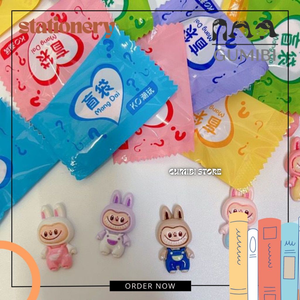 Jual MAINAN MISTERI PERMEN LABUBU RESIN BLIND BOX RESIN CLAY LABUBU ...