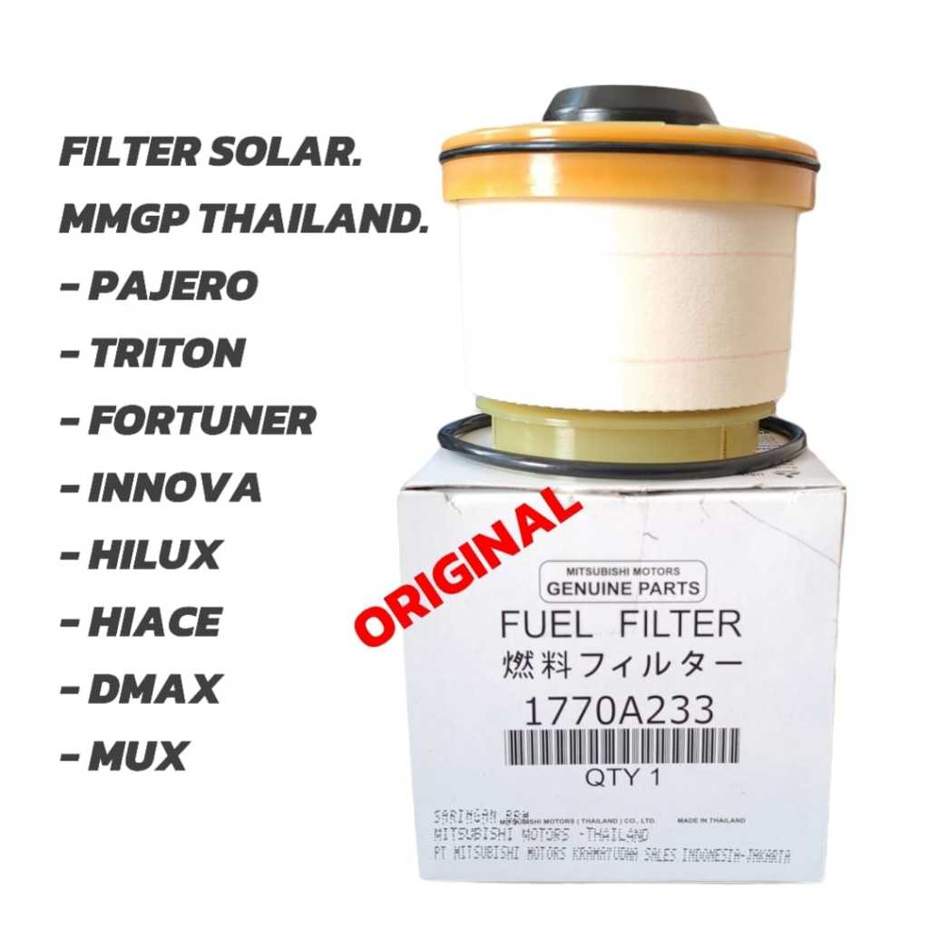 Jual Filter Solar 1770A233 Pajero Sport Triton L200 Innova Fortuner ...