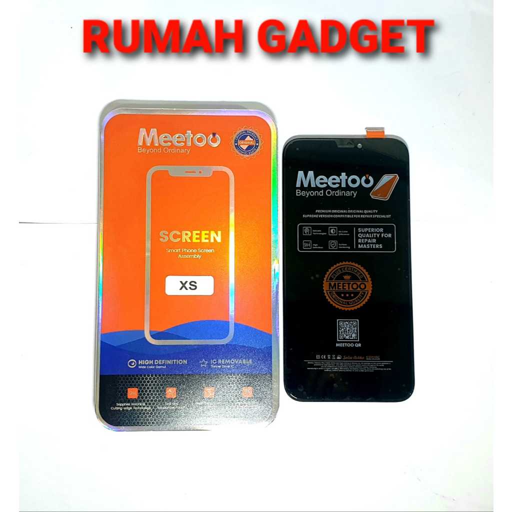 Jual LCD OG/MEETOO IPXS FULLSET TOUCHSCREEN | Shopee Indonesia