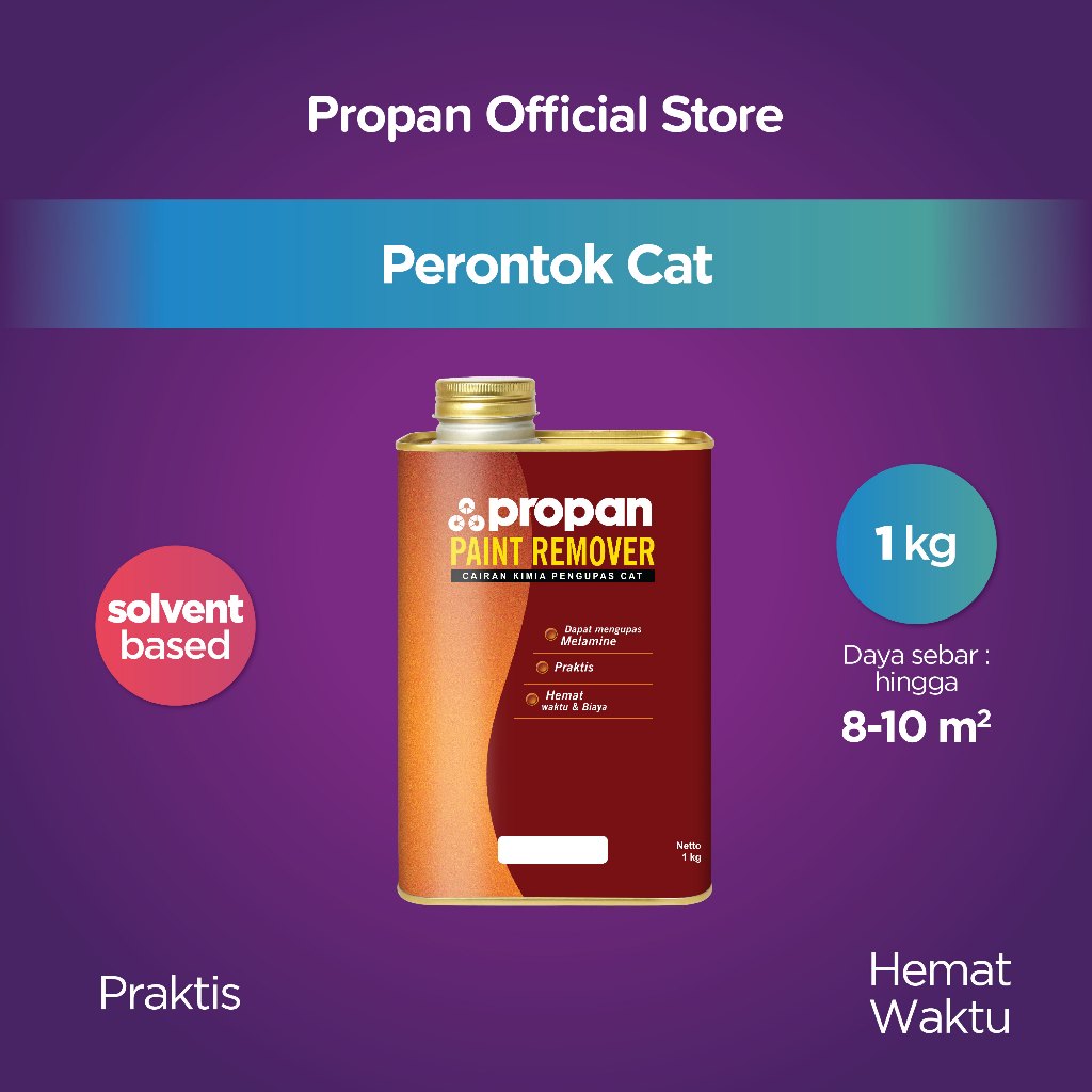 Jual PROPAN Paint Remover PPR-730 MERAH Perontok Cat 2 Komponen ...