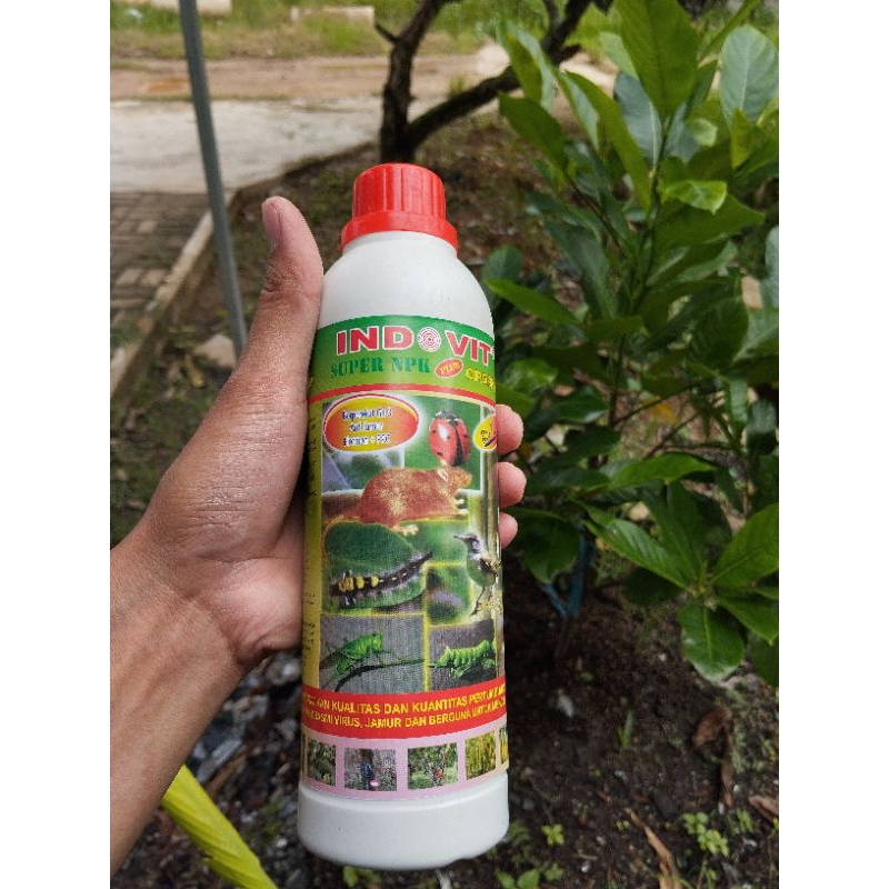 Jual INDOVIT SUPER NPK PLUS 500 Ml - Pupuk Organik Cair | Shopee Indonesia