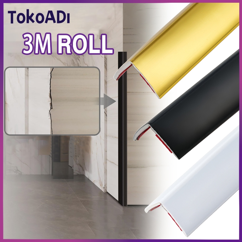 Jual 1SET/3M List Plat Strip Mirror / List Plat Strip Mirror Silver ...