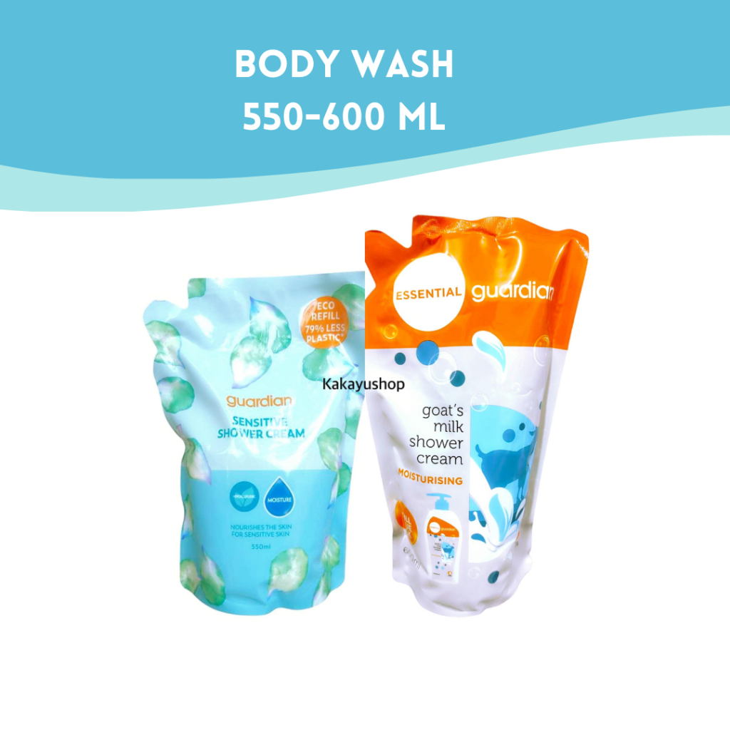 Jual GUARDIAN Body Wash Refill 550-600ml | Shopee Indonesia