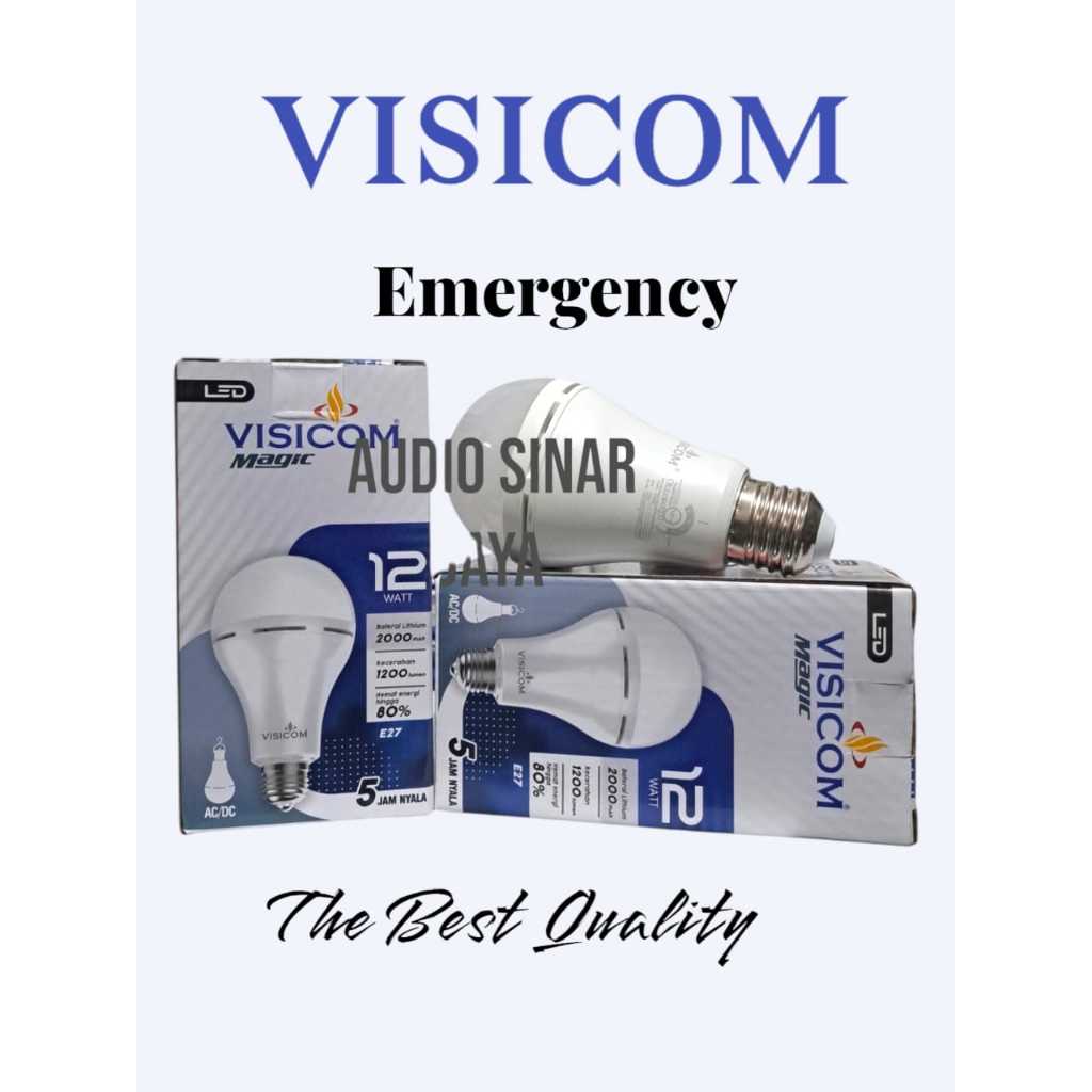Jual Lampu Led Magic 12 WATT Visicom Emergency | Shopee Indonesia