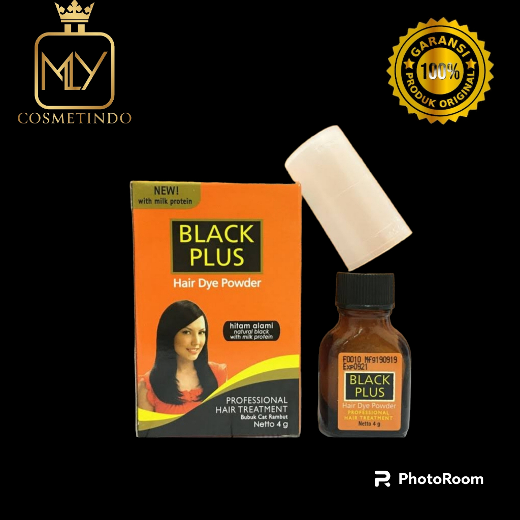 Jual BLACK PLUS Hair Dye Powder 4g | Shopee Indonesia