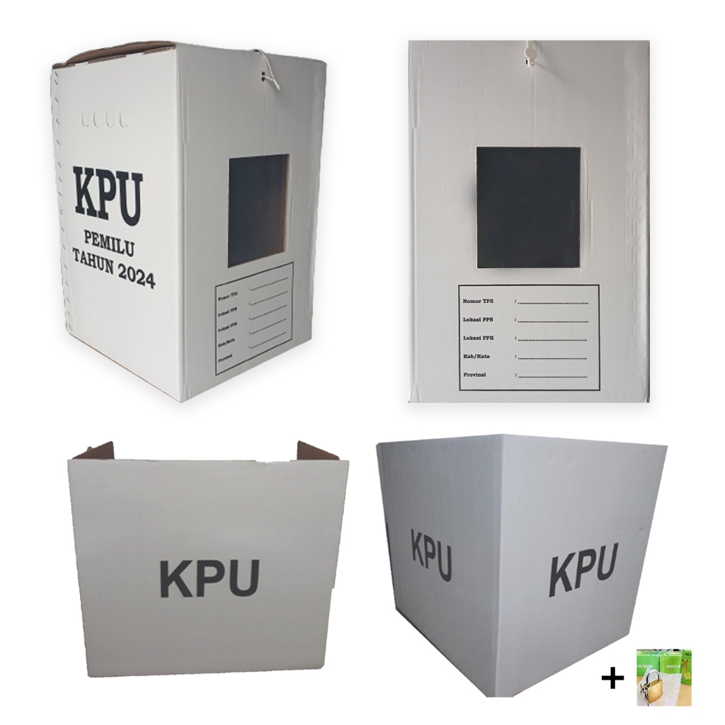Jual KOTAK SUARA BILIK SUARA SESUAI FOTO KARDUS KOTAK SUARA KARDUS ...