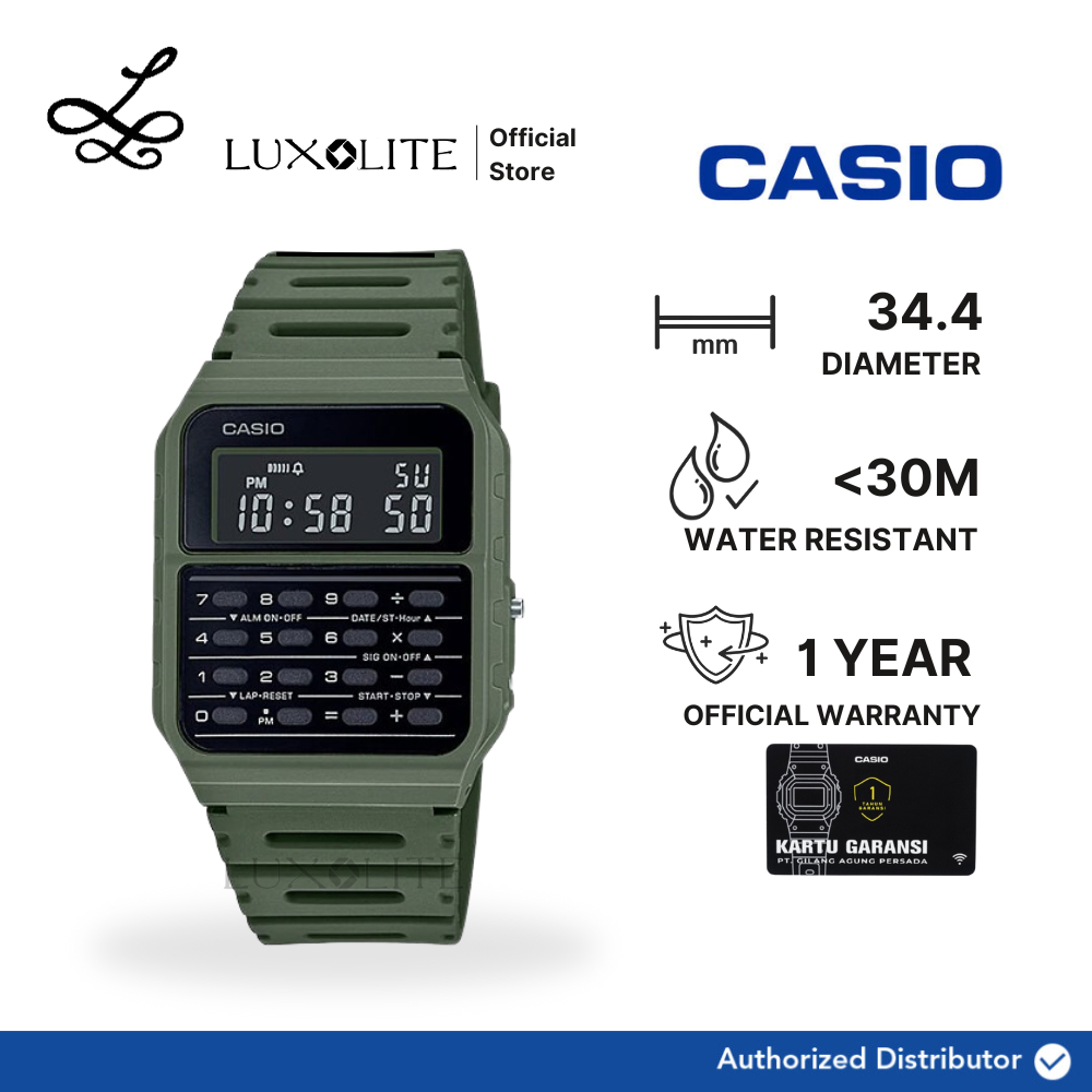 Jual [Luxolite] CASIO Jam Tangan Pria Digital Calculator CA-53WF-3BDF ...