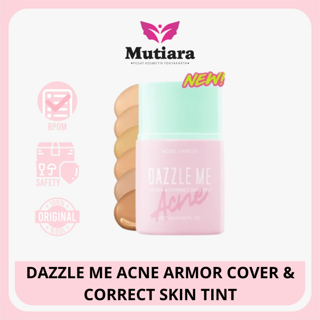 Jual DAZZLE ME ACNE ARMOR COVER & CORRECT SKIN TINT | Shopee Indonesia