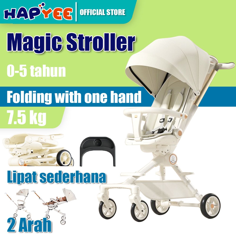 Jual Hapyee Stroller Bayi Kereta Dorong Bayi 2 Arah Traveling ...