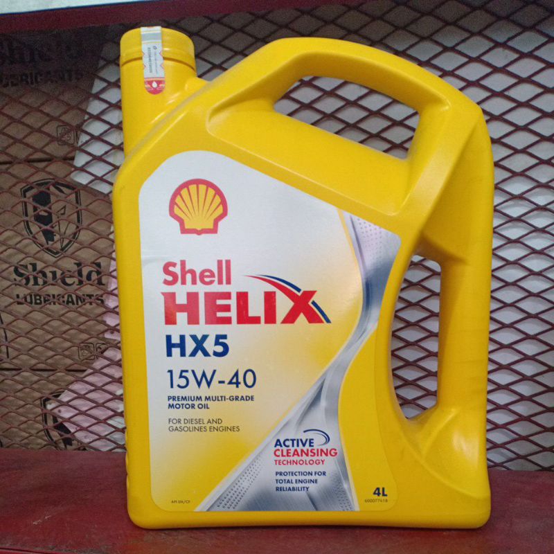 Jual SHELL HELIX HX5 15W-40 Premium Multi-grade Motor Oil 4liter ...