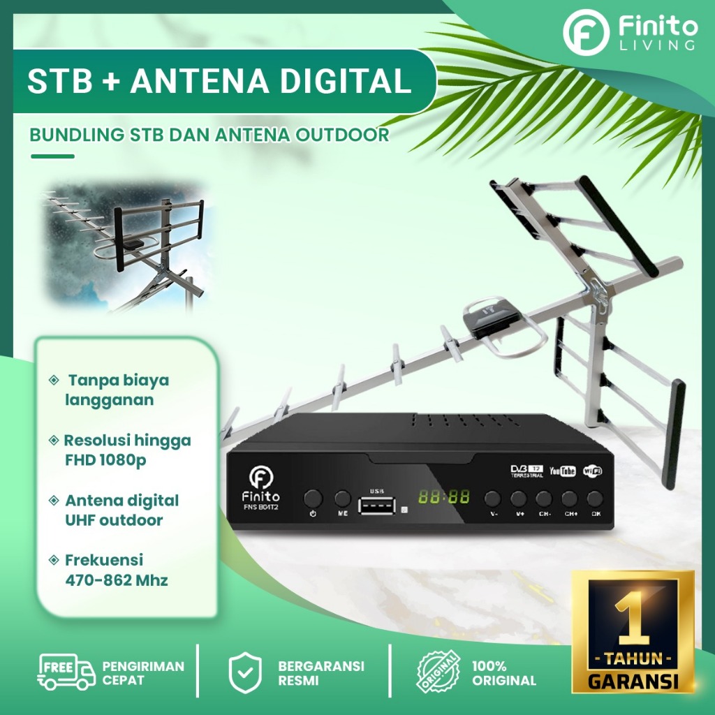 Jual [PAKET BUNDLE] STB Set Top Box / STB Finito Digital Finito TV ...
