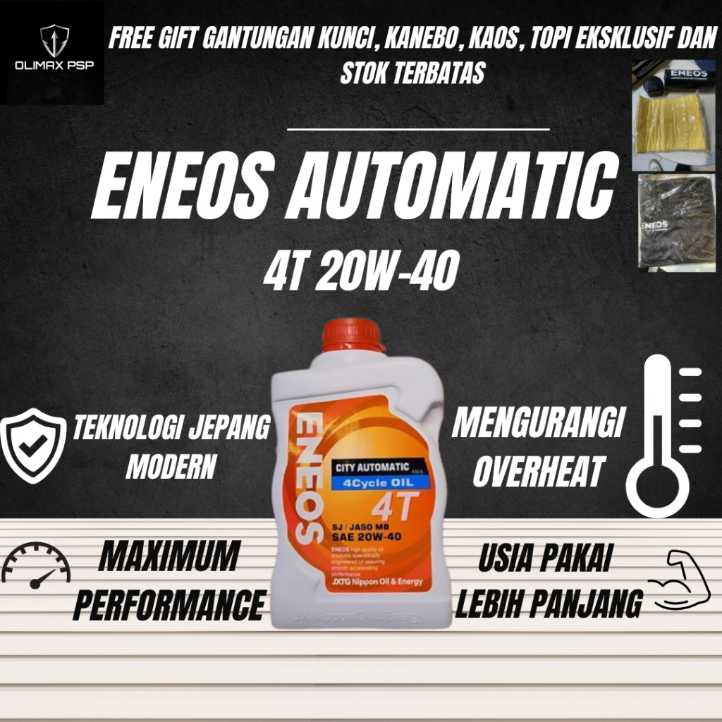 Jual Eneos 4T 20/40 (12x0,8L) SJ/MA | Shopee Indonesia