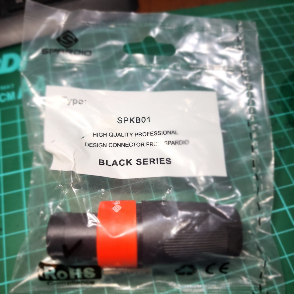 Jual Jack Speakon 4 Pin Spardio Original Jek Spikon PVC Jeck Spicon ...