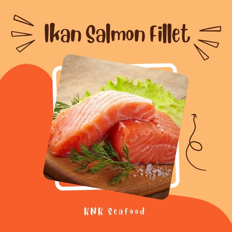 Jual KNK - ikan salmon fillet premium pack 50 gram cocok untuk mpasi ...