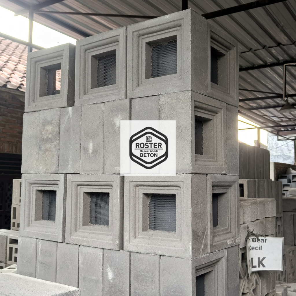 Jual Loster Lubang Angin, Roster Beton kawat Nyamuk Motif Persegi ...