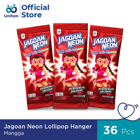 Jual Jagoan Neon Permen Lolipop Rasa Buah Berwarna - Fruit Candy 10 pc ...