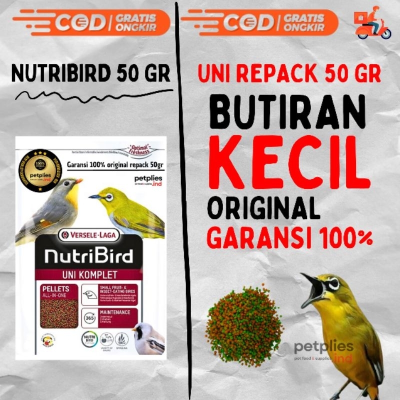 Jual NUTRIBIRD - UNI KOMPLIT VERSELAGA PAKAN PLECI DAN BURUNG KECIL ...